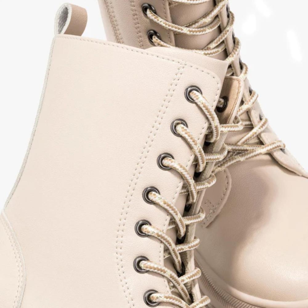Descubre el Encanto de las Botas Lace Up en Elegante Beige | Pinguinos ...